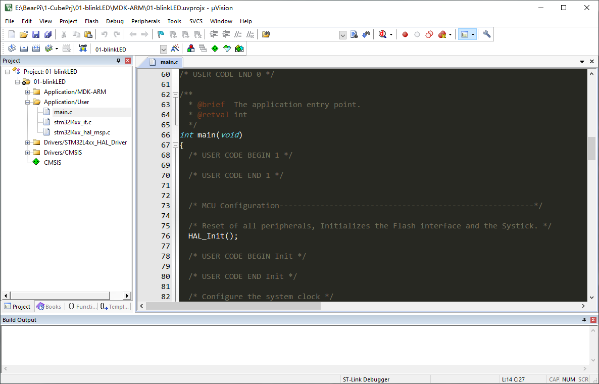 GPIO输出--点亮LED | BearPi-IoT Std | 小熊派BearPi